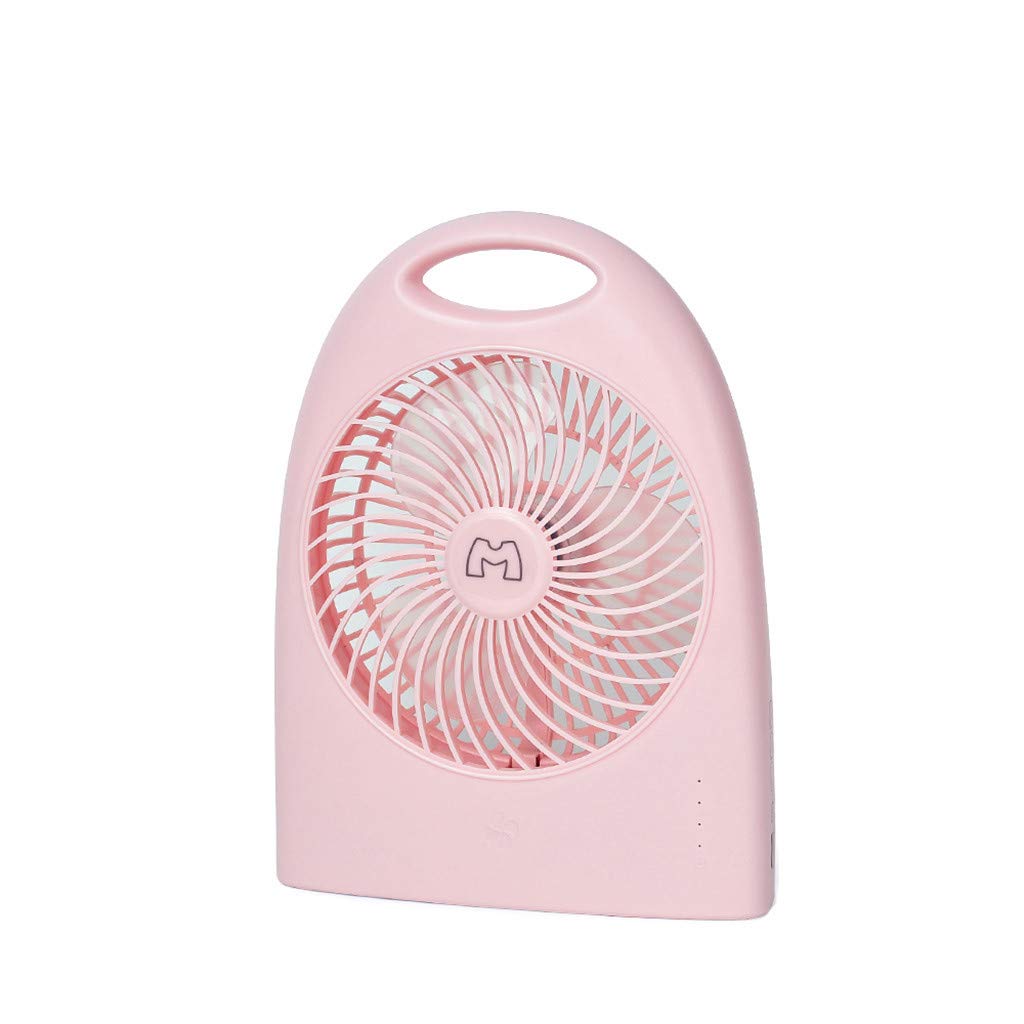 Toxz Portable Desktop Handheld Mini Fan,USB Rechargeable,Cooling Fan,Small Handheld Fan,Multi-Color,Durable Travel Fan,19.6x5.6x26cm