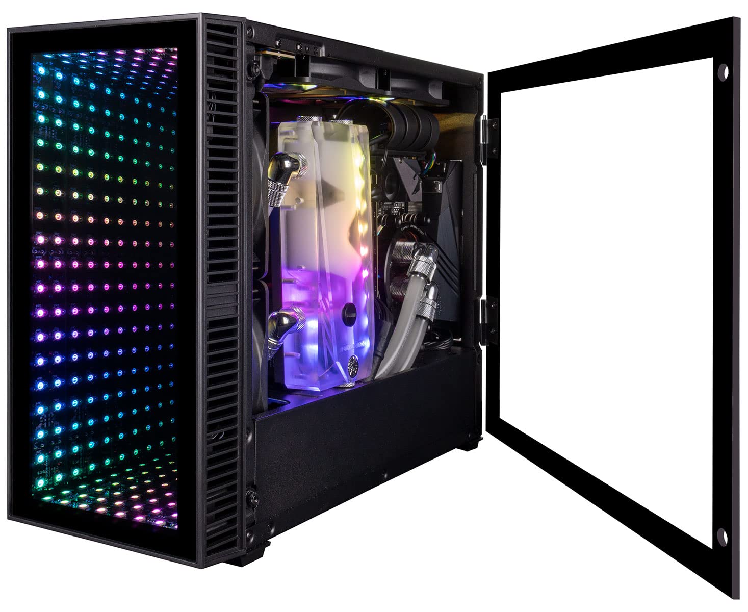 Empowered PC Continuum Mini Gaming Desktop - AMD Radeon RX 7900 XTX 24GB (>4080), AMD 16-Core Ryzen 9 5950X, 64GB RAM, 2x2TB NVMe SSD, WiFi, Windows 11 - Tiny RGB Monoblock Open Loop Gamer Computer