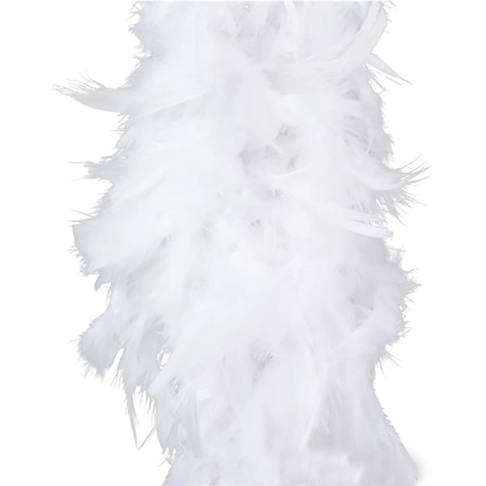 Chochkees Soft Feathery Boa, Party Accessory, Costume Accessories, Party Favor, 72" (White BOA)