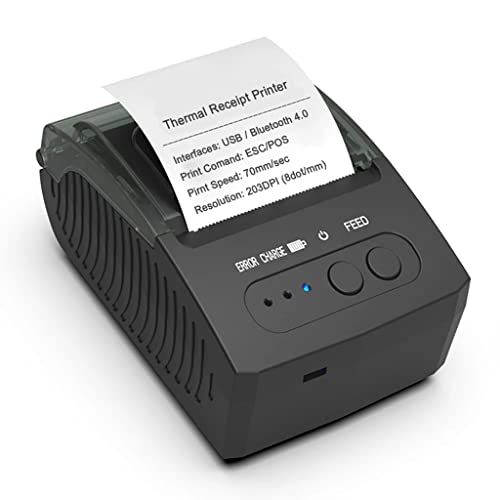 GAELOP DFHBFG Thermal Receipt Printer 58mm Portable Mini POS Printer Compatible Android iOS Mobile Phone Windows