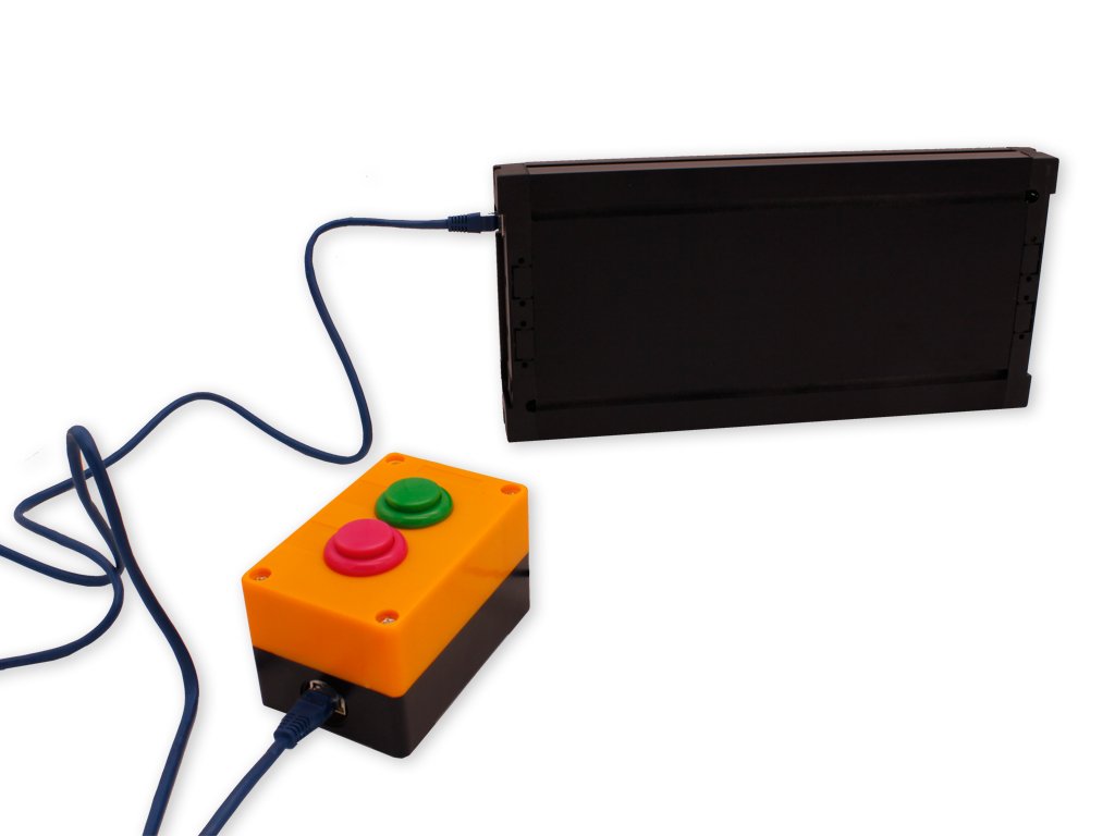 EU 4 Inch Char High 3 Digits LED Clock (Red+Buttons)