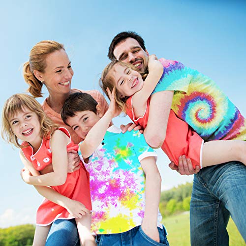 Desire Deluxe Tie Dye Kit – Set of 18 Colours Ink Tie-Dye Kits for Dyeing Fabric, Clothes – Creative Art Craft Games Activity for Kids & Adults