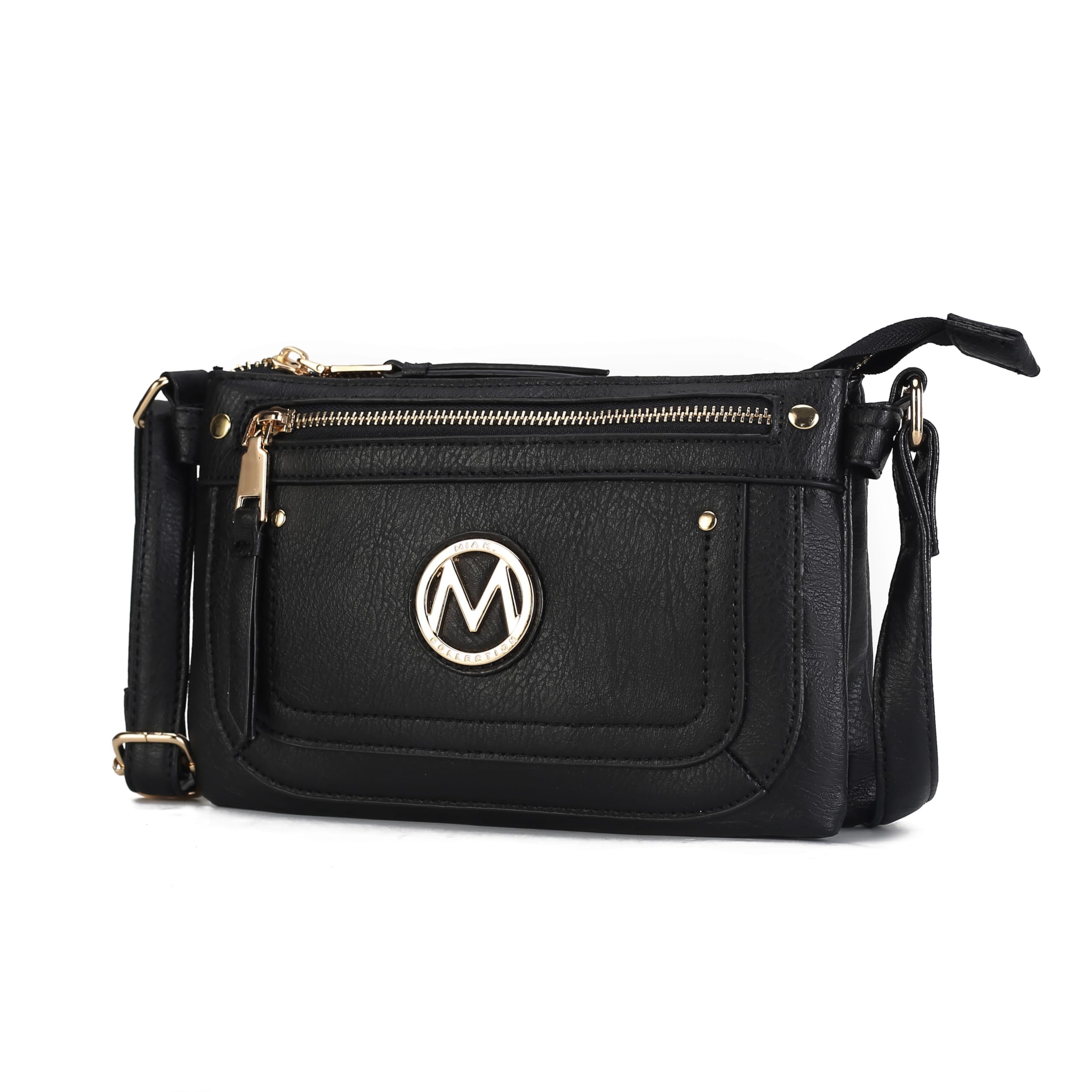 MKF Collection Crossbody bag for women, Adjustable Strap Vegan leather Shoulder Bag messenger Purse by Mia K
