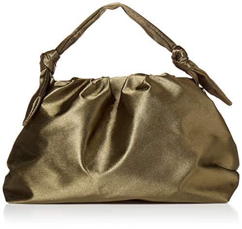 The Drop Women's @lucyswhims Satin Knotted Handle Bag, Capers, One Size
