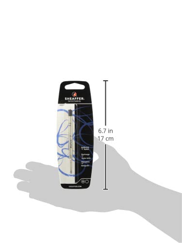 Sheaffer Ballpoint Refill"T" Style - Black Medium Blister Card (fits Sagaris, Taranis & Stylus)