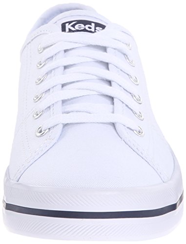 Keds Women's Kickstart Fashion Sneaker,White,8 M US