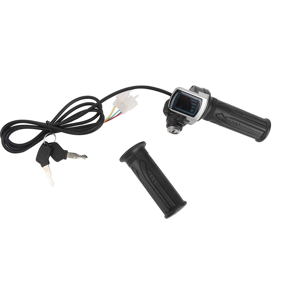 Dilwe 36V 350W Electric Throttle Grip with Lock Controller Accessory,Electric Bike and Spare Parts