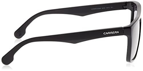Carrera unisex adult Carrera 5039/S Sunglasses, Black/Dark Gray Gradient, 58mm 16mm US