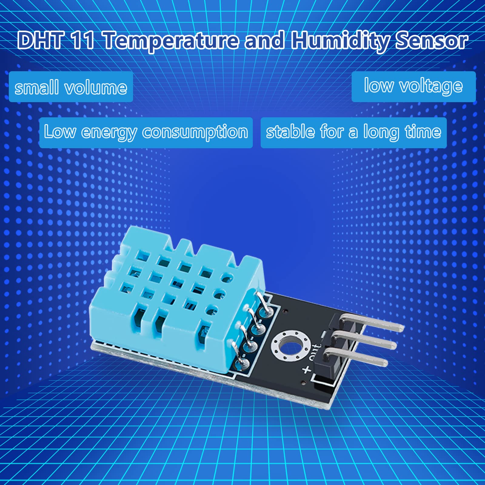 EC Buying 000 DHT11 Temperature and Humidity Sensor Module, Digital Temperature and Humidity Sensor Switch Module/Temperature Measurement Sensor Module/Detection Environment (5PCS)