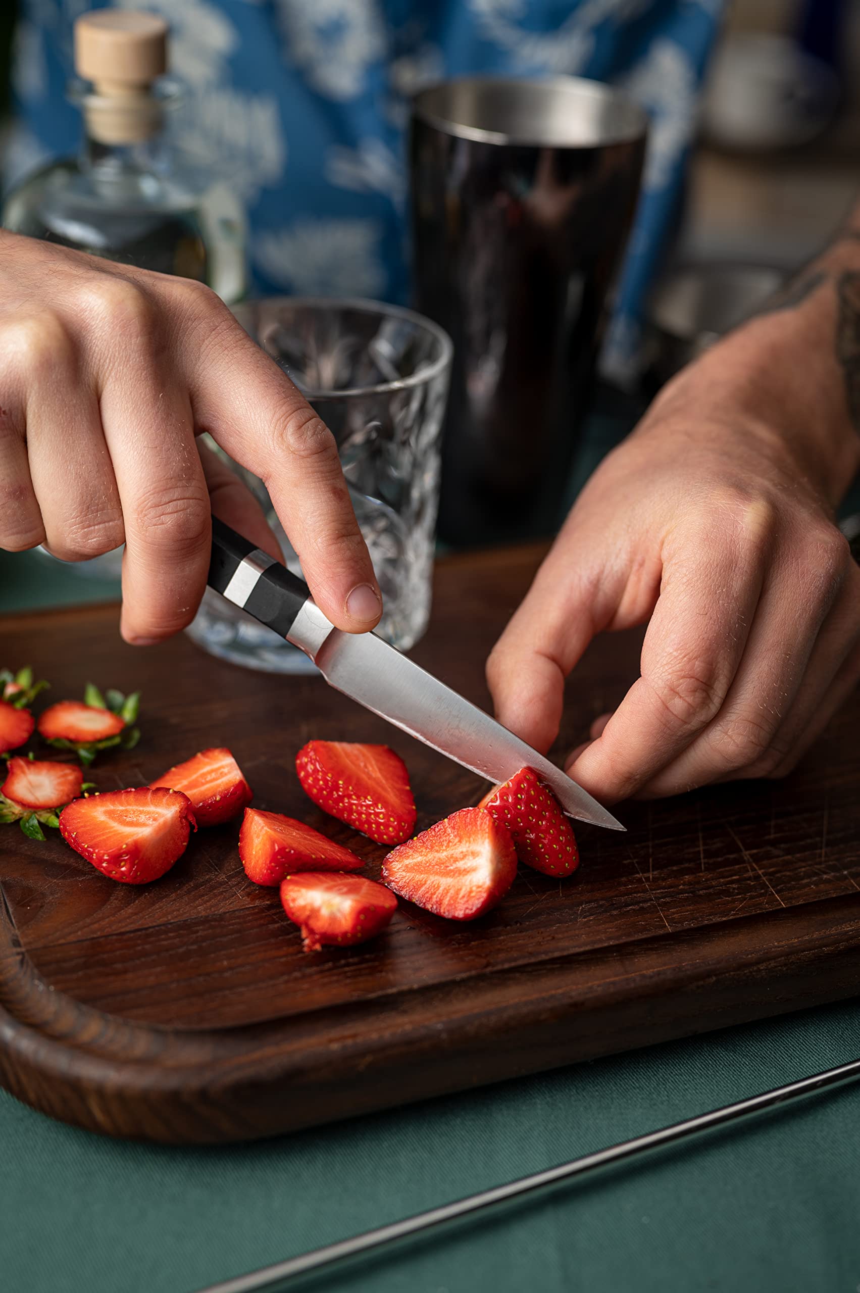 F. DICK β 1905 Paring Knife - Kitchen knife with 3.5" blade & 56 HRC - Ideal for small cutting work & decorations - Stainless steel - Ultra sharp - Ergonomic handle - High carbon