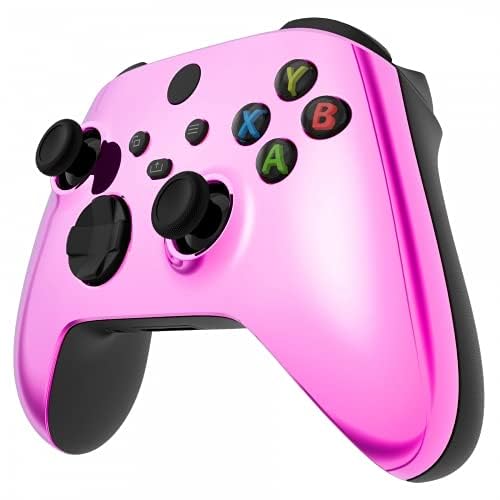 MODDEDZONE Custom Wireless UNMODDED Controller for Xbox One S/X and PC with Exclusive and Unique Designs - The Perfect Gaming Gift for Enthusiasts, Expertly Crafted in the USA Chrome Pink