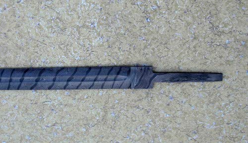 Mega Blades Damascus Steel Blank Blade Custom Handmade 32" Damascus Sword Blank Blade for knife making