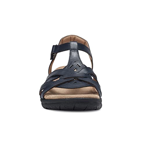 Earth Origins Women’s Sylvie Sandals for Casual and Everyday - Navy - 9.5