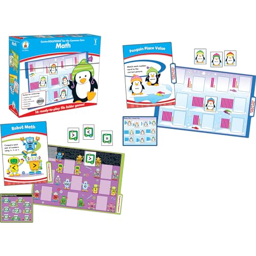 Carson Dellosa Math File Folder Game, Grade 2