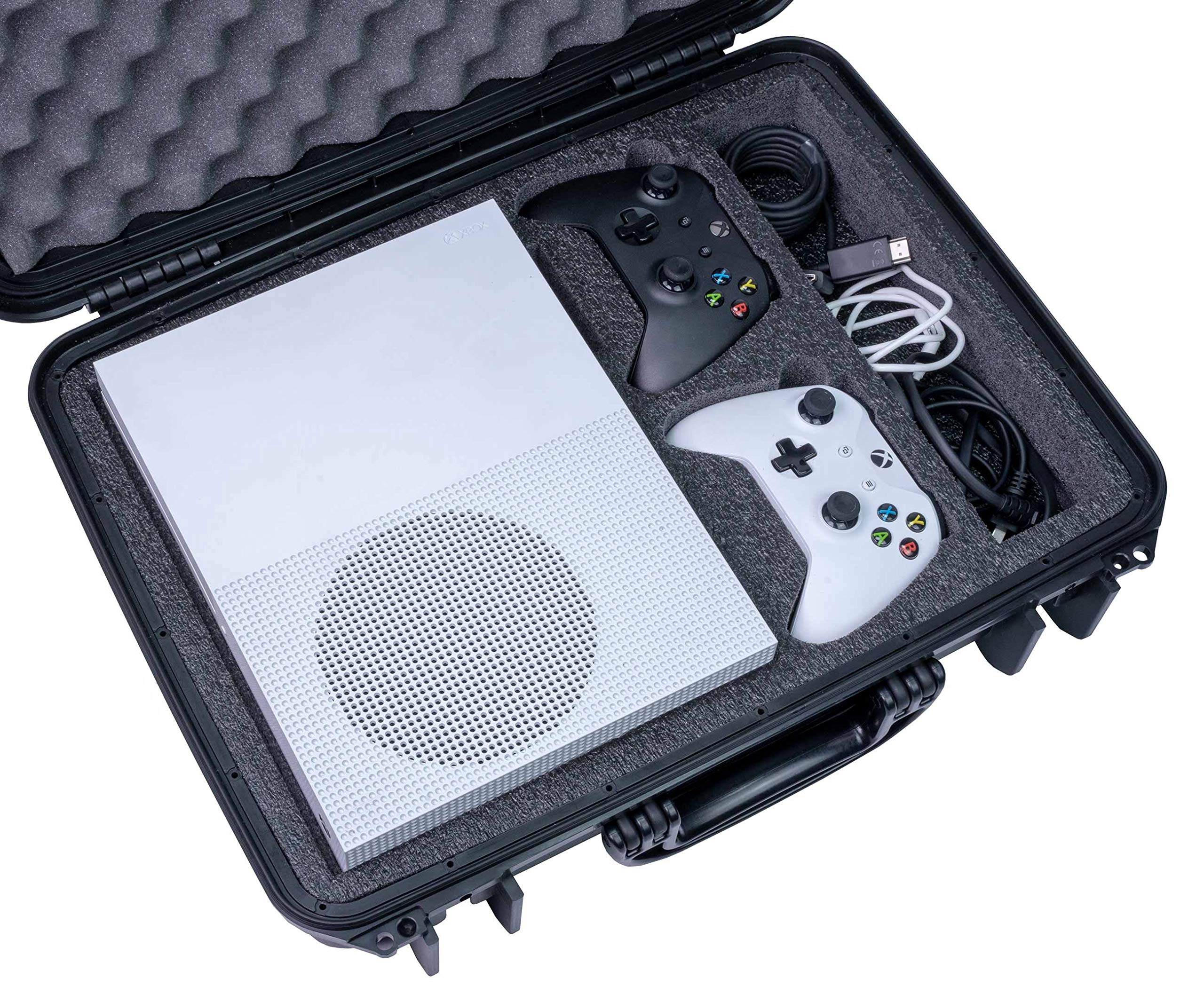 Case Club Case fits Xbox One X / S in Pre-Cut Waterproof Hard Shell