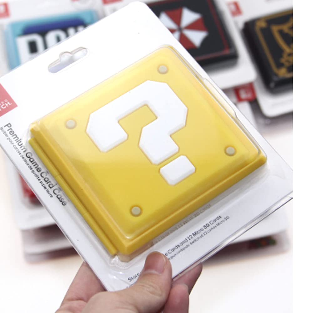 Dainslef 12-Slot Game Card Case for Nintendo Switch & Micro SD Memory Cards, Portable Game Card Storage Box Holder Case Cover Organizer for Nintend Switch/Switch Lite/Switch OLED Game Cards