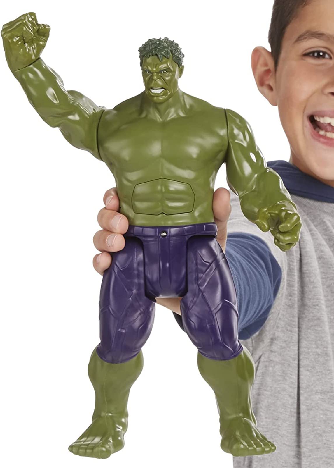 Titan Hero Tech Electronic Hulk 12 Inch Tall Action Figure