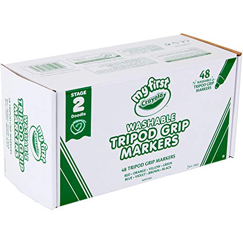 Crayola My First Washable Tripod Grip Markers