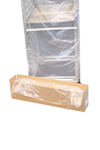 SHOPCraft Double Disposable Rack Covers, Heavy Duty Bun Rack & Food Cover 41β X 30β X 77β, for Industrial & Commercial Use, 150 Bags Per Roll