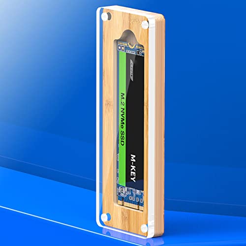 ecoticfate SSD Storage Support M.2 2280 | Waterproof Storage Case M2 2280 SSD Magnetic Adsorption | M.2 2280 Internal Solid State Drive Anti-Shock Protection