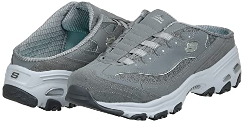 Skechers Sport Women's Resilient Fashion Sneaker, Gray/White, 9 M US