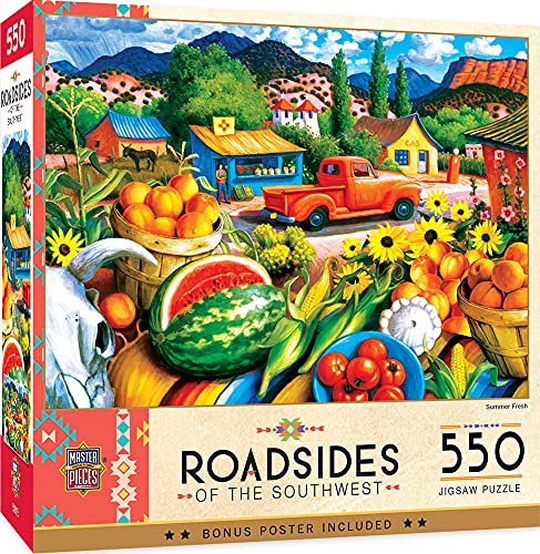 MasterPieces 550 Piece Jigsaw Puzzle for Adults, Family, Or Youth - Summer Fresh - 18"x24"