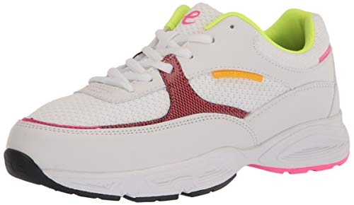 Easy Spirit Women's Galaxie3 Sneaker, White 142, 12 Wide