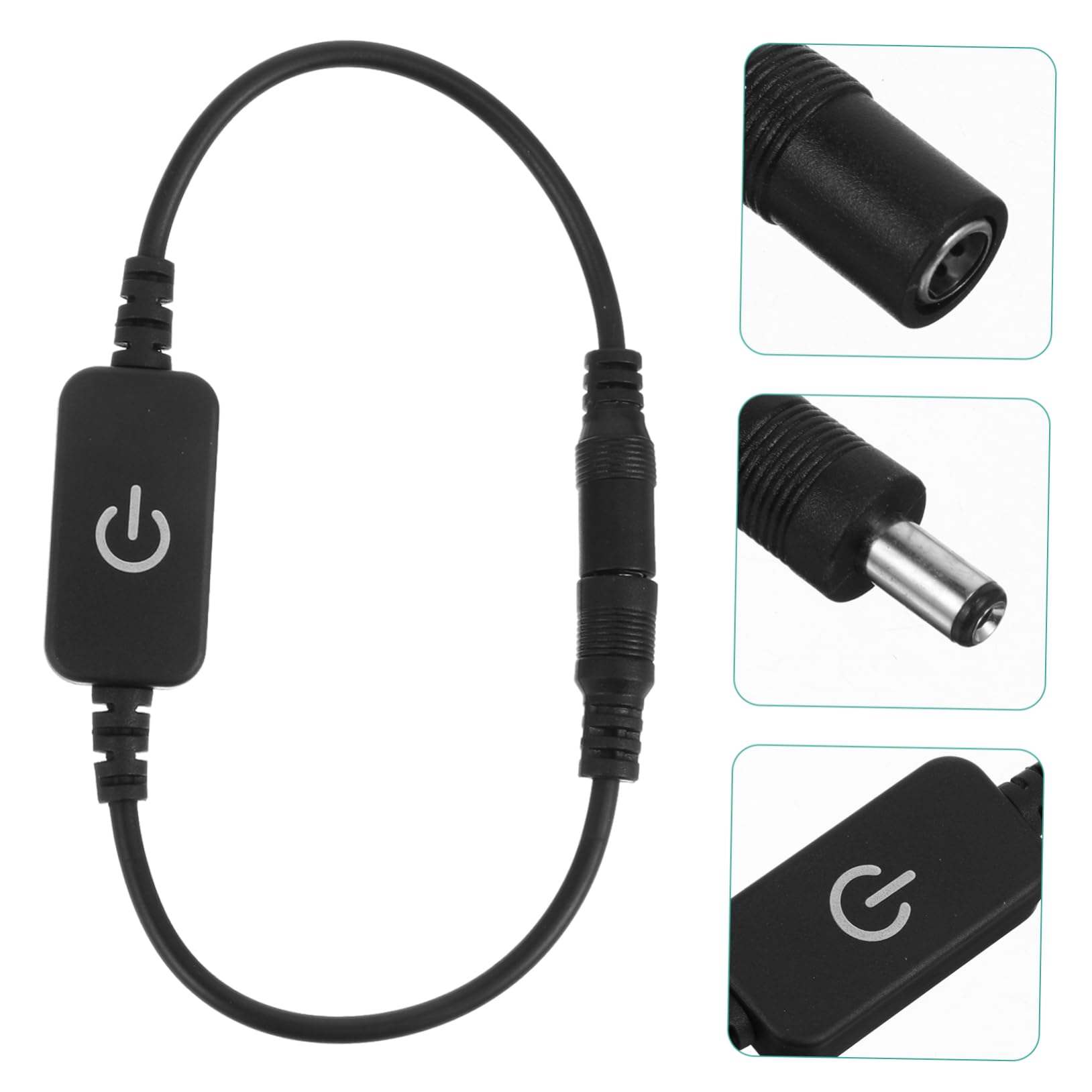 DOITOOL 1pc Light Strip Dimmer Led Light Controller Led Strip Touch Led Rope Light Dimmer Rigid Bar Smart Useful Dimmer Desk Lamp Plastic Dc Modulator