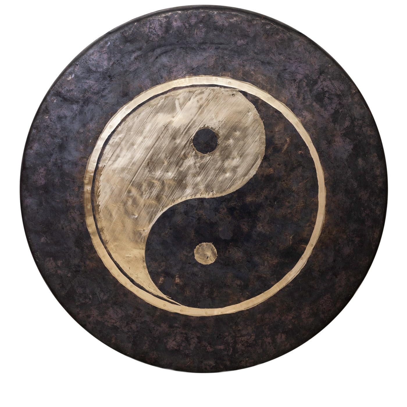 Unlimited Taoist Moonlight Gongs - Includes Hanging Rope & Mallet/Aid your Spiritual Healing Practice/Great for Meditation, Yoga & Sound Healing/Hand Lathed Bronze