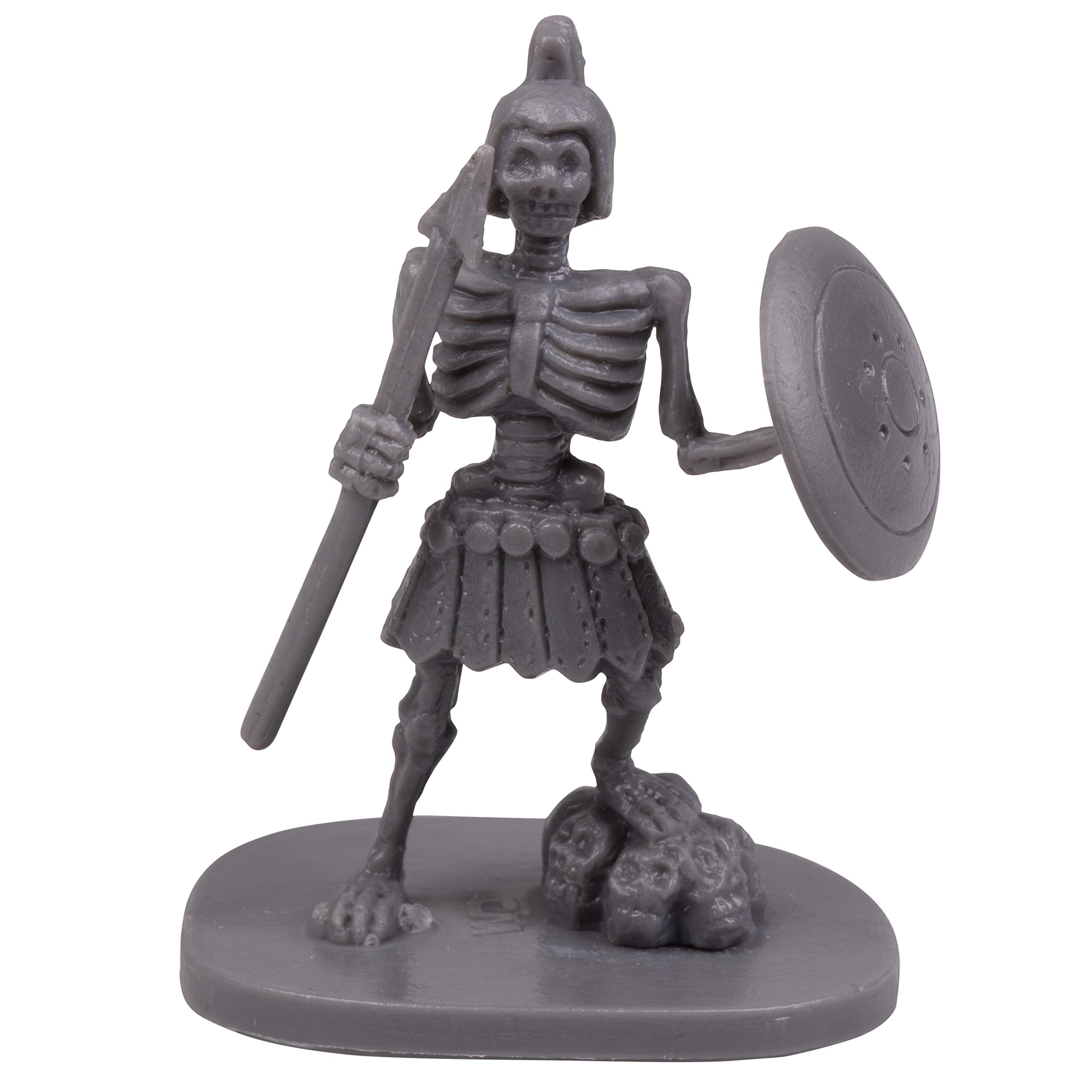 Monster Fantasy Creature Mini Action Figure Playset - 98pcs Toy Miniatures w 14 Unique Designs - Dragons, Wizards, Orcs, & More- XL 1/32 Scale Compatible with Dungeons and Dragons and Other RPG Games