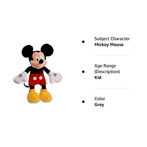 Mickey Mouse Plush - Medium - 17''