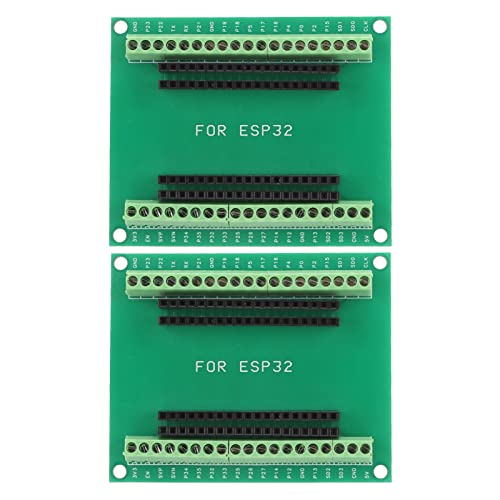ESP32 Development Board, Stable 2 in 1 2 Types Connections Wireless WiFi Bluetooth 38 Pin Microcontroller Development Board for Smart Home
