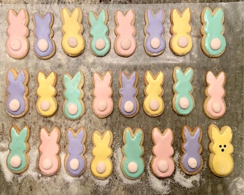 Easter Bunny Cookie Cutter Set -3 Pieces - Stainless Steel Assorted Sizes