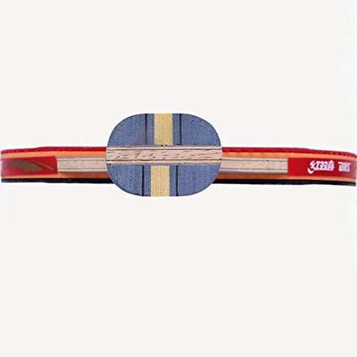 EDOSSA Game Table Tennis Bats, Offensive Table Tennis Racket/Short Handle/As Shown (Color : Long Handle, Size : As Shown)