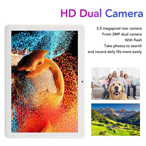 Dual Sim Dual Standby HD Tablet, 10.1 Inch IPS Screen, 2GB RAM, 32GB ROM, 10.1 Inch HD Tablet, Large Capacity Memory for Work and Entertainment (US Plug)