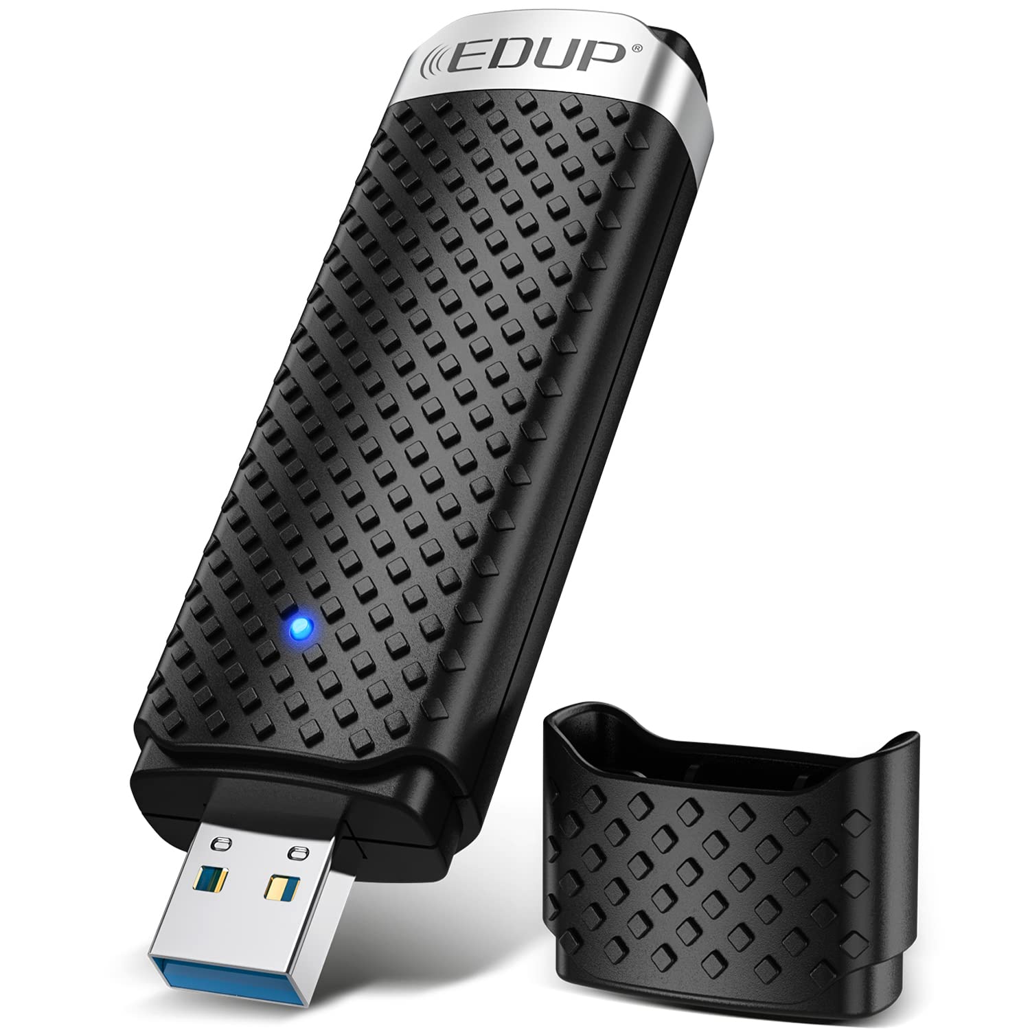 EDUP USB 3.0 WiFi 6 Adapter AX1800M 802.11ax Dual Band 5.8Ghz/2.4Ghz Wireless Network Adapter Compatible with Windows 11/10