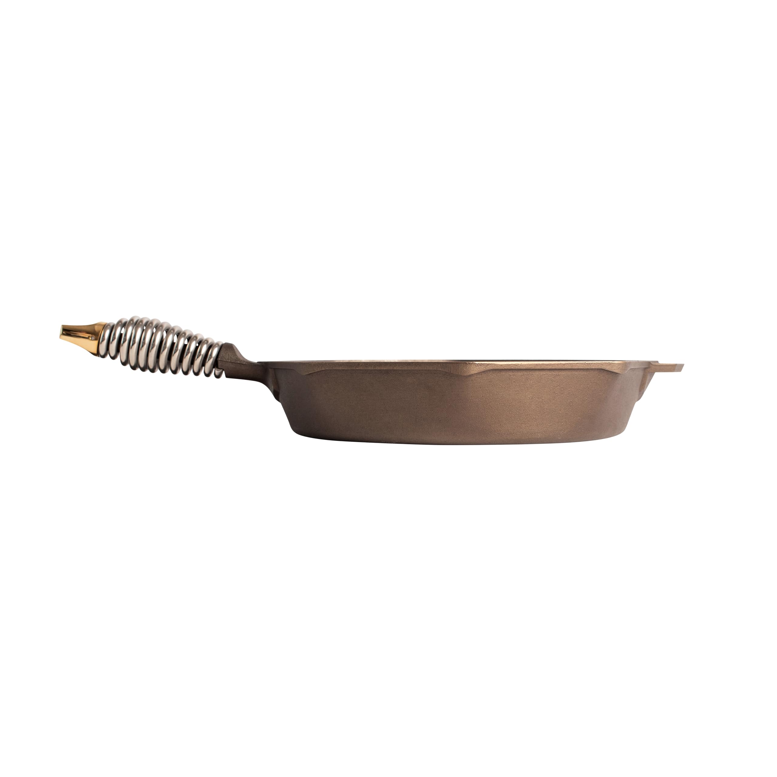 FINEX 12" Cast Iron Skillet, Modern Heirloom, Handcrafted in The USA, Pre-Seasoned with Organic Flaxseed Oil