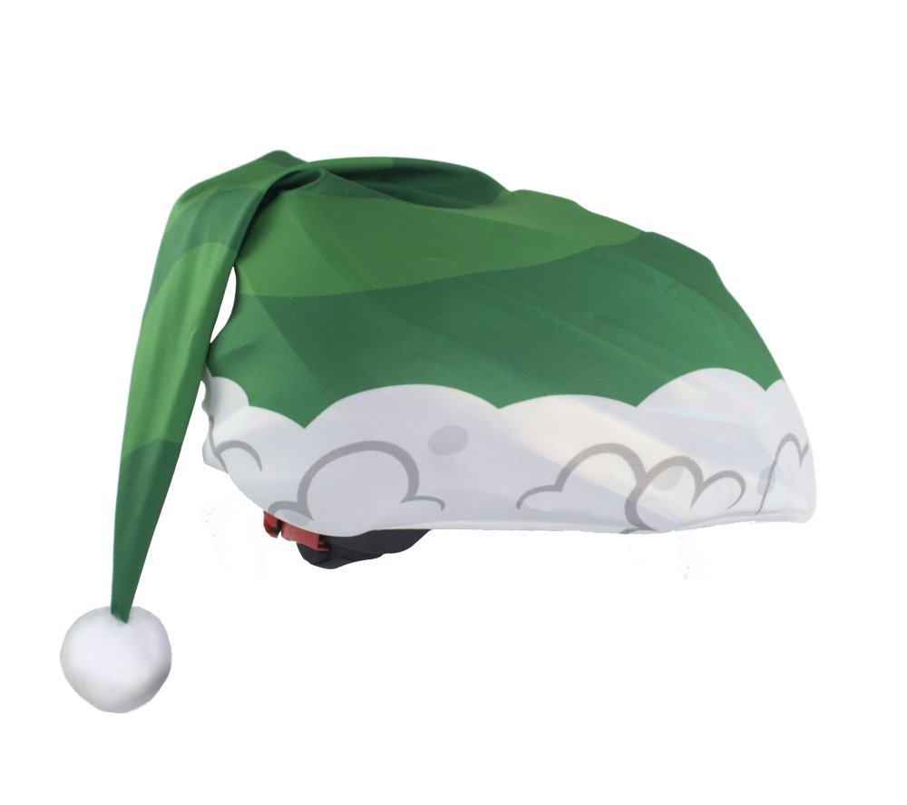 Christmas Elf Helmet Cover for Snowboard Cycling