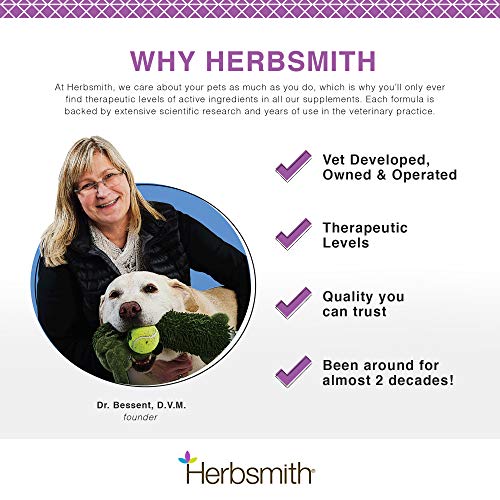 Herbsmith Calm Shen Herbal Blend for Dogs & Cats, 90 Tablets