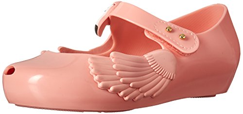 Mini Melissa Baby-Girl's Mini Ultragirl Theme Ballet Flat, Pink Candle, 6 Medium US Toddler
