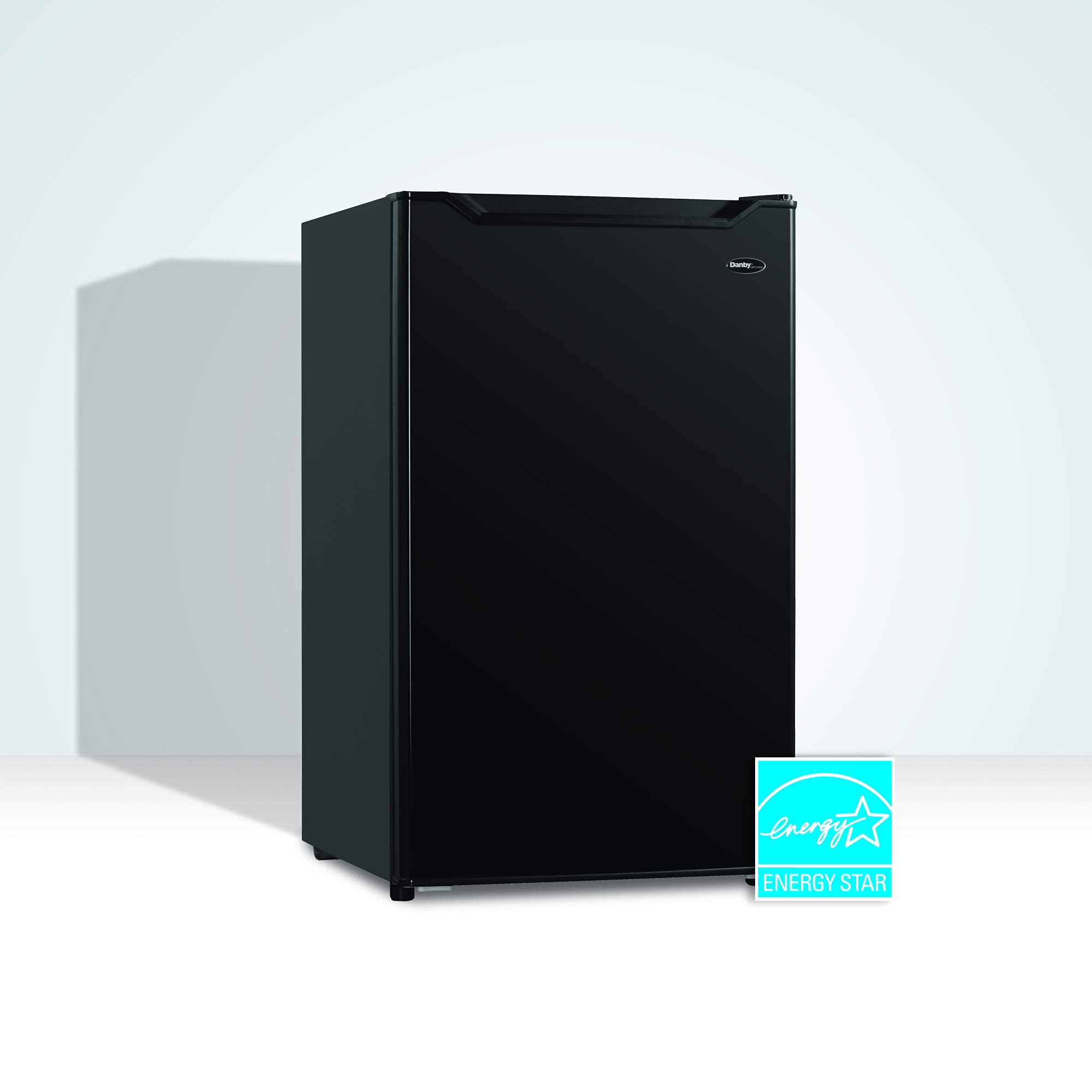 Danby DCR033B1BM 3.3 Cu.Ft. Black Compact Refrigerator (Renewed)