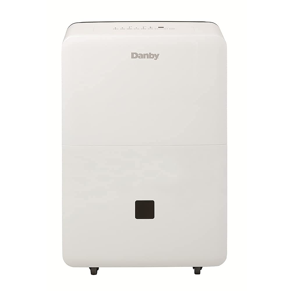 Danby RBDDR050BJPW 50 Pint DoE Dehumidifier with Pump Recertified (Renewed)