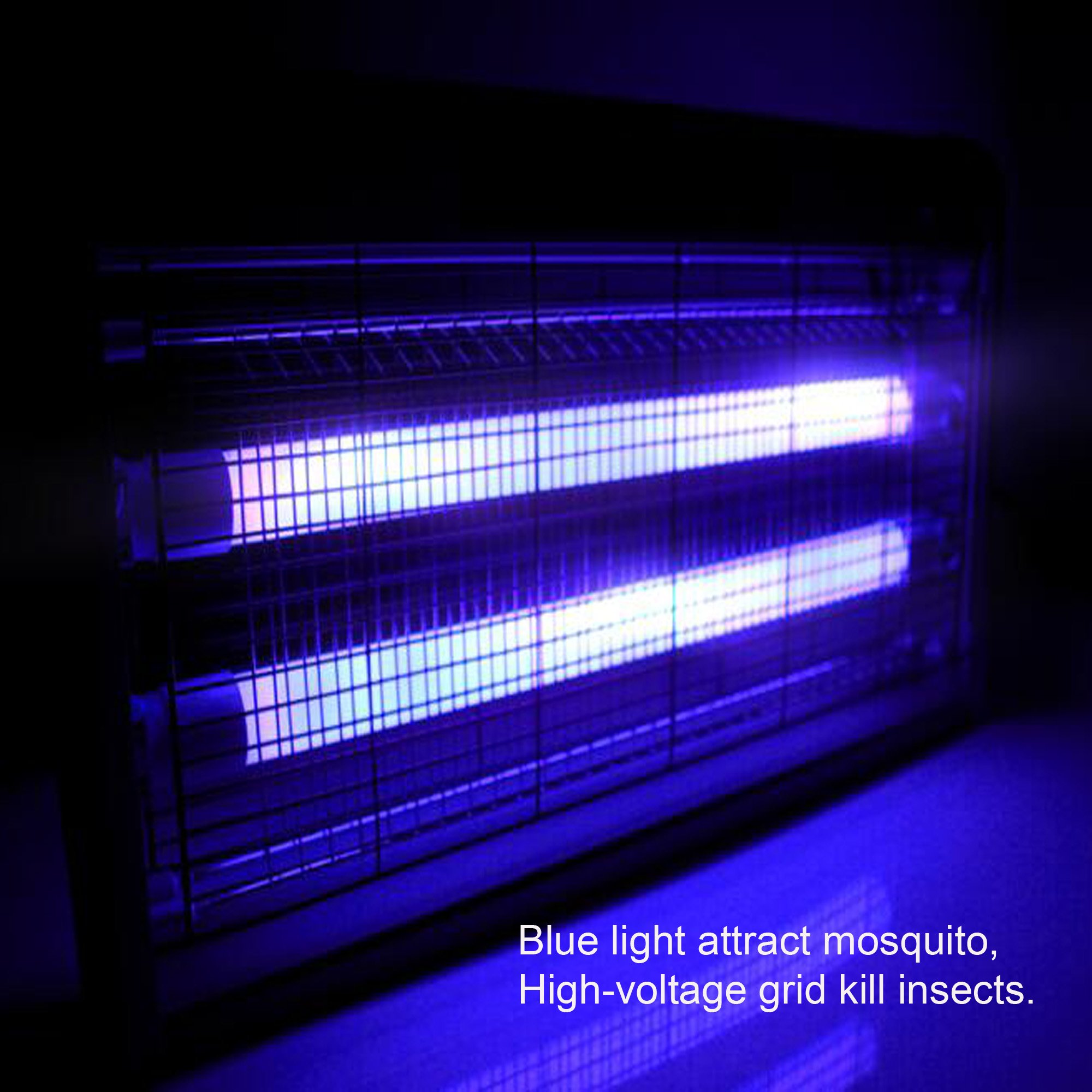 KAPAS Mosquito Killer, Electric Mosquito Zapper Indoor Night Lamp, Mosquito Control, Mosquito Trap, Bug Zapper, Insect Zapper, Ideal for Indoor Home&Commercial Use 20W Bulbs (2, 13 x 11 x 4 inch)