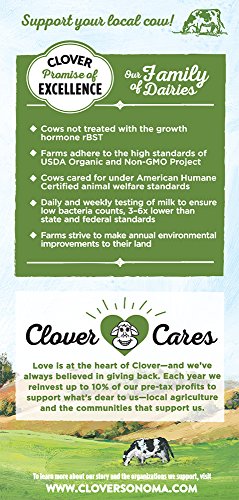 Clover Sonoma, Organic 2% Reduced Fat Half Milk, Half Gallon, 64 oz