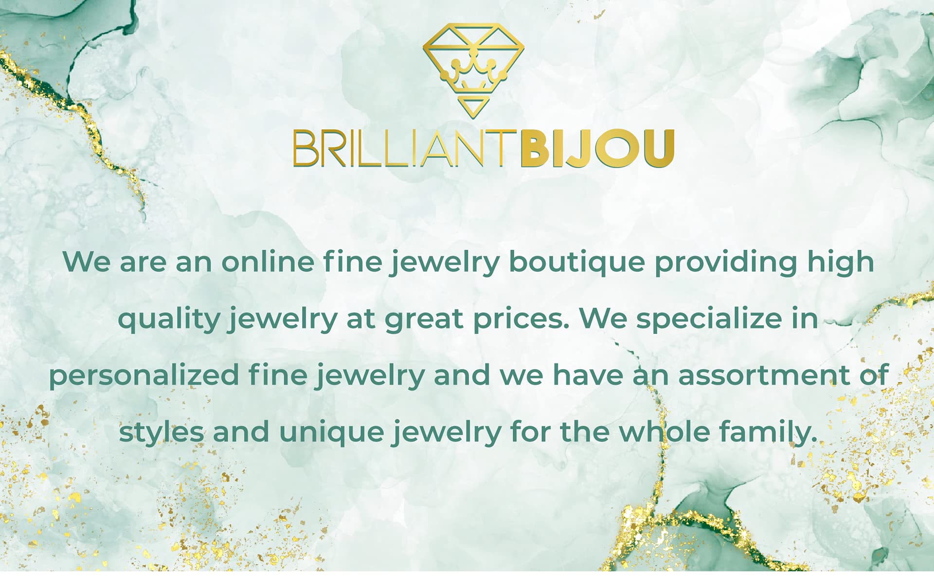 Brilliant Bijou 14k WG Semi-Solid Polished Figaro ID Bracelet