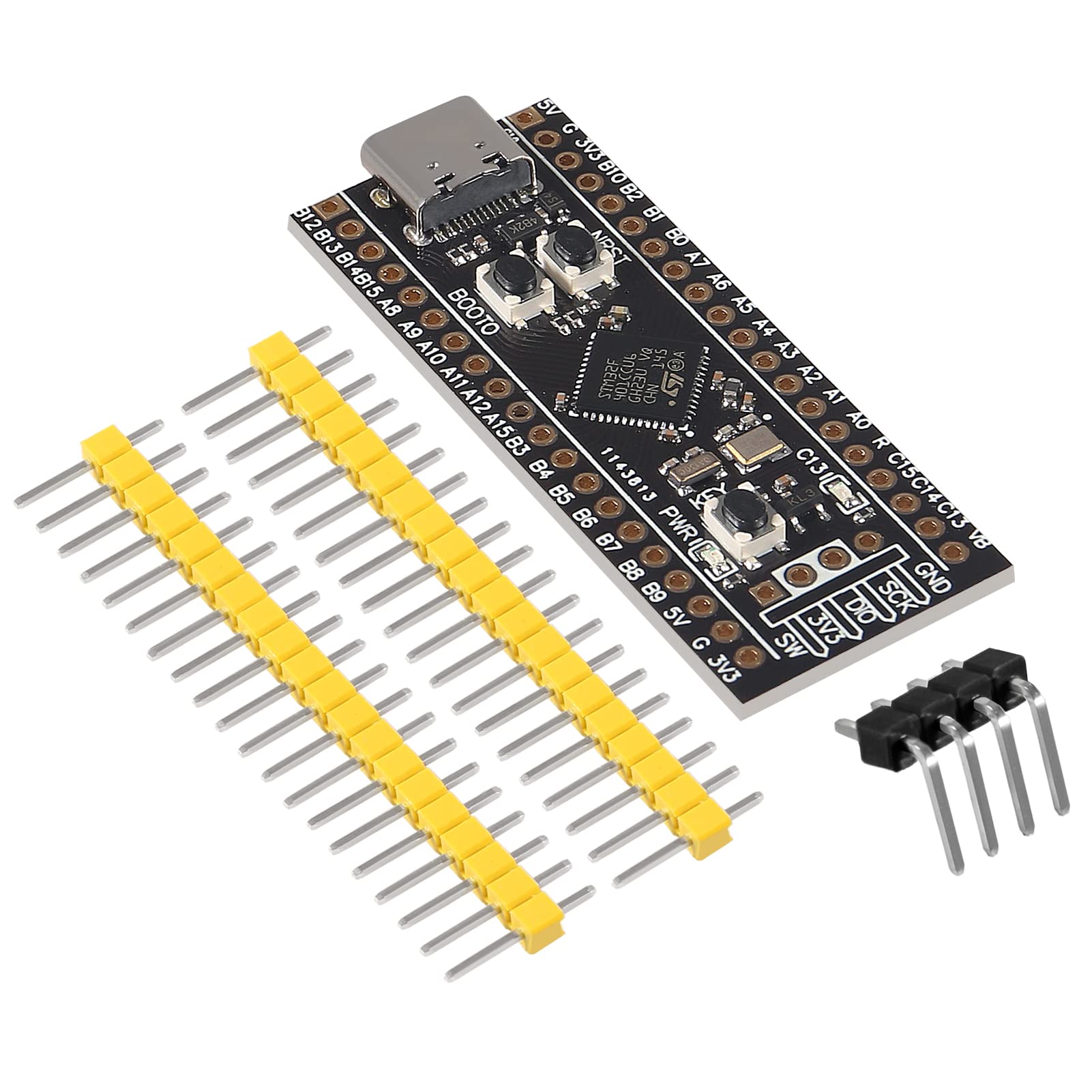 DWEII 2 PCS STM32F401 Development Board STM32F401CCU6 STM32F4 Development Board Learning Board 64KB RAM 256KB ROM for Arduino & Learning Board Plate Computer Office, Electronic Accessories