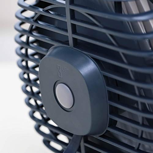 Toxz Portable Mini Fan Desktop Rotating Fan with Night Light,USB Rechargeable,Silent 3-Speed Wind,Simple Durable Small Fan,125x57x135mm