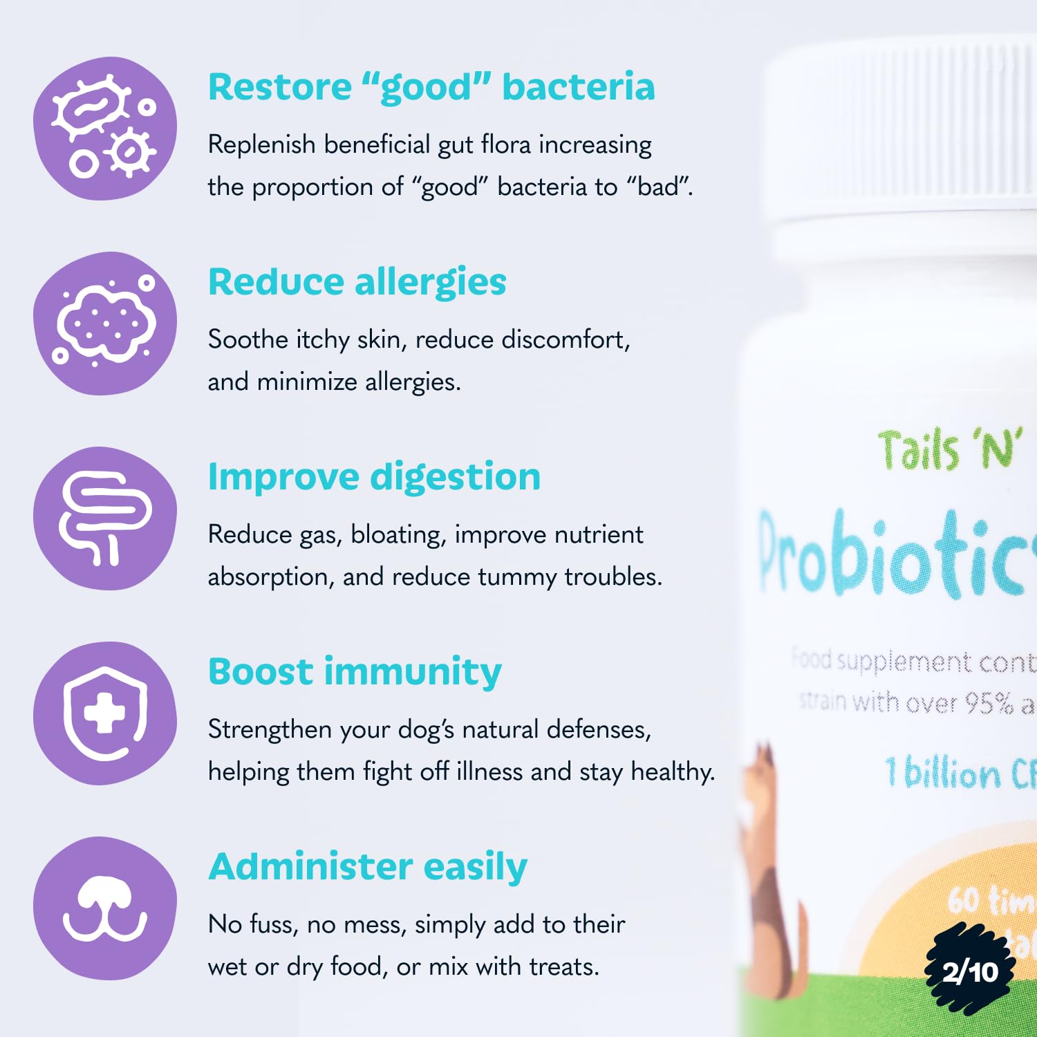 Minimal Ingredient Dog Probiotic to Alleviate Allergies, Infections, ‘n’ Digestive Issues