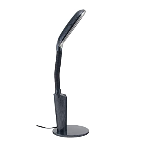 V-Light Desk Lamp, LED Lamp, Reading Lamp with Adjustable Gooseneck Arm, Daylight Effect Office Lamp, Table Light, Black