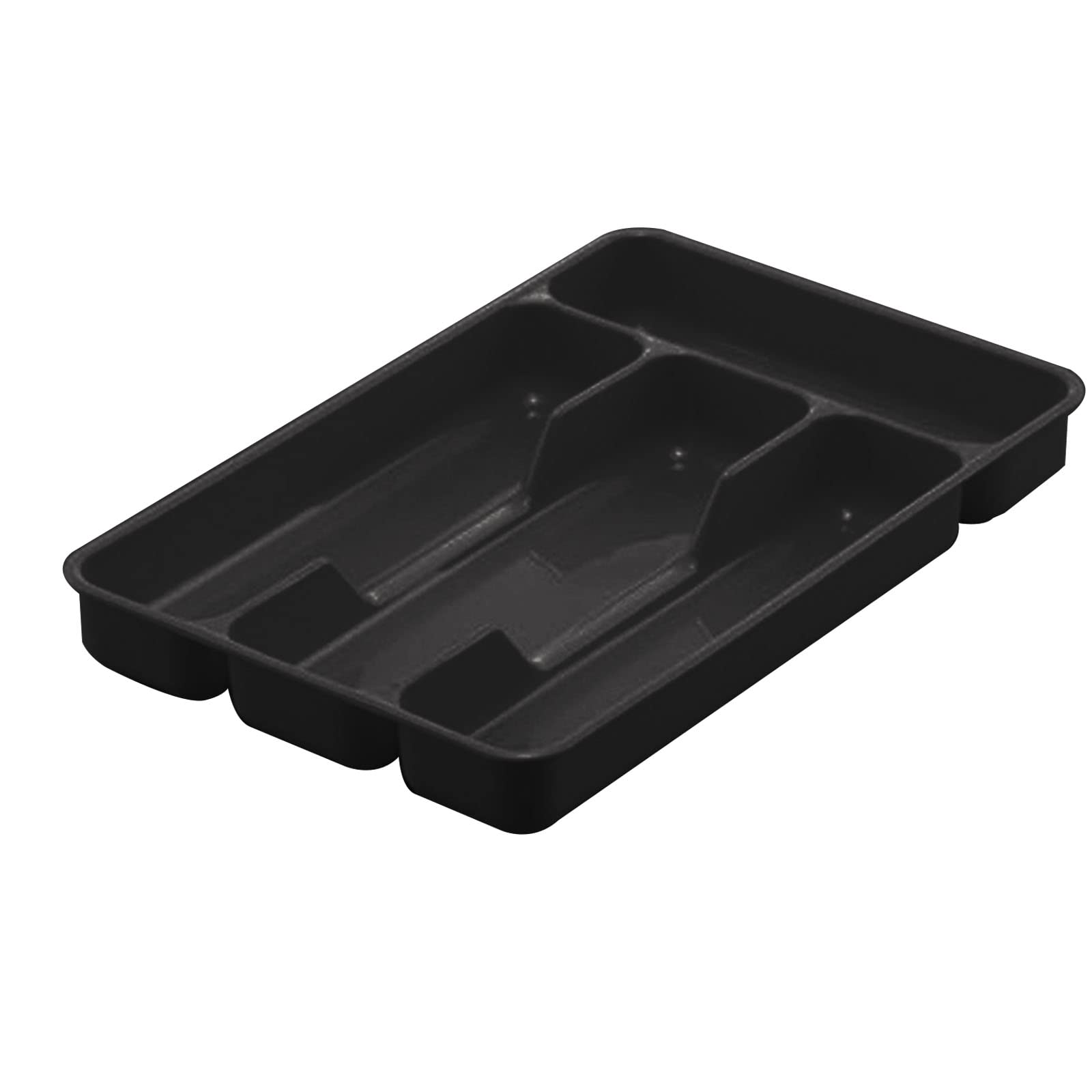 DarklIp 2pcs Organizer Tray For Cutlery Silverware Flatware Kitchen Utensils Holder Drawer Dividers For Knives Fork Spoon Office Tableware Organizer